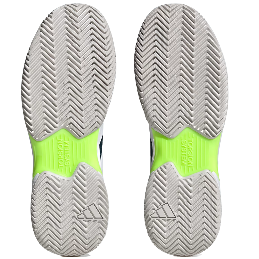 Adidas Mens Courtjam Control Tennis Shoe (Arctic Night/White/Lucid ...