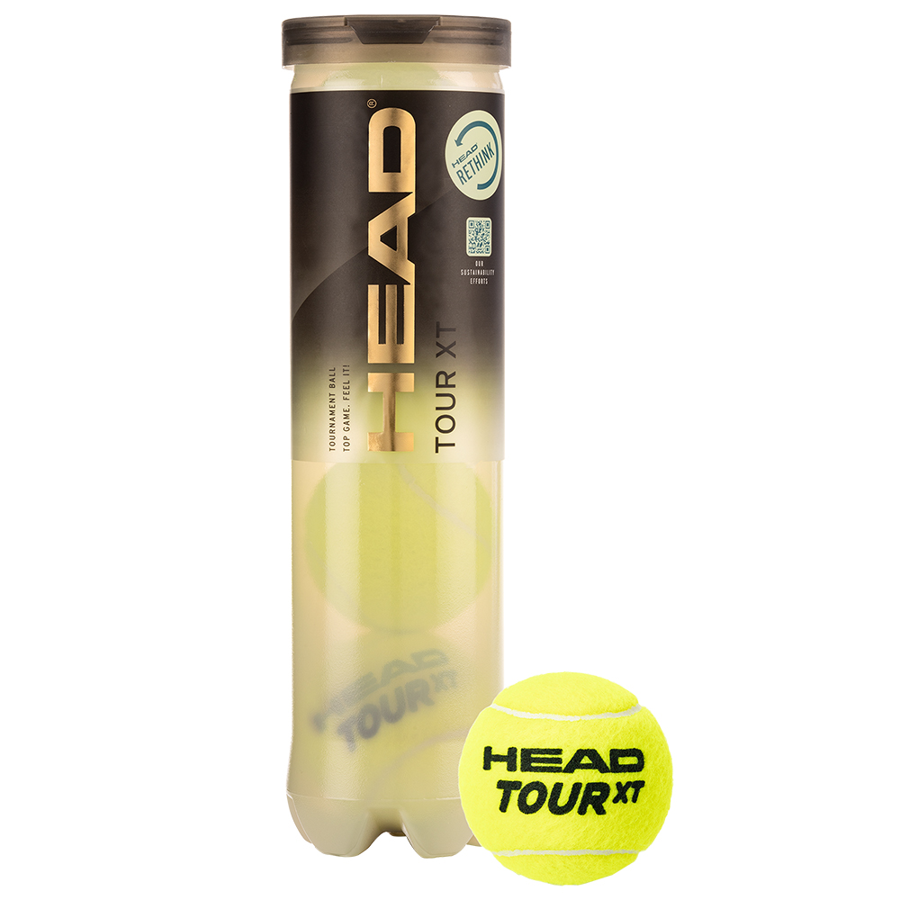 Head Tour XT Tennis Balls Single Tube (4 Ball) | Stringers' World