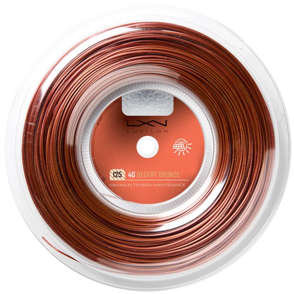 Luxilon 4G 1.25mm (Desert Bronze) 200m Reel | Stringers' World