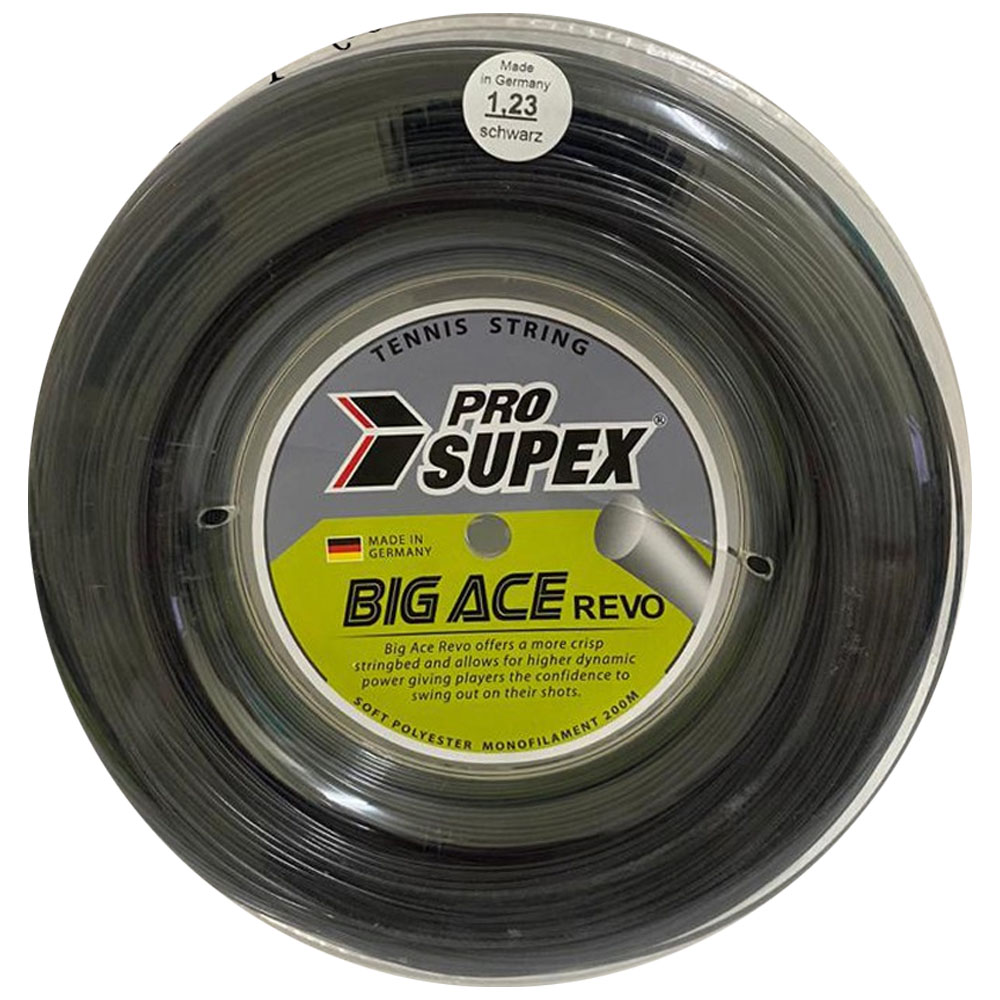 Pro Supex Big Ace Revo 1.23mm (Black) 200m reel | Stringers' World