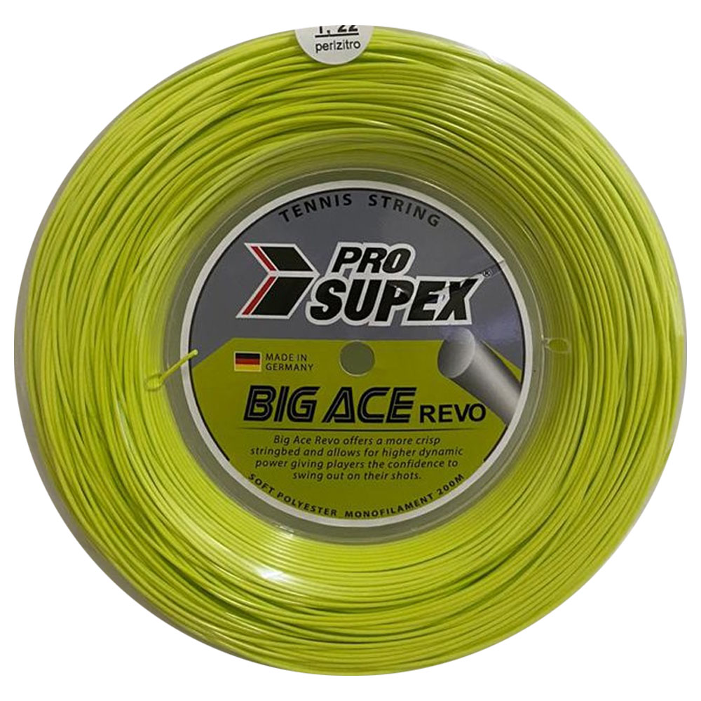 Pro Supex Big Ace Revo 1.25mm (Lime Green) 200m reel | Stringers' World