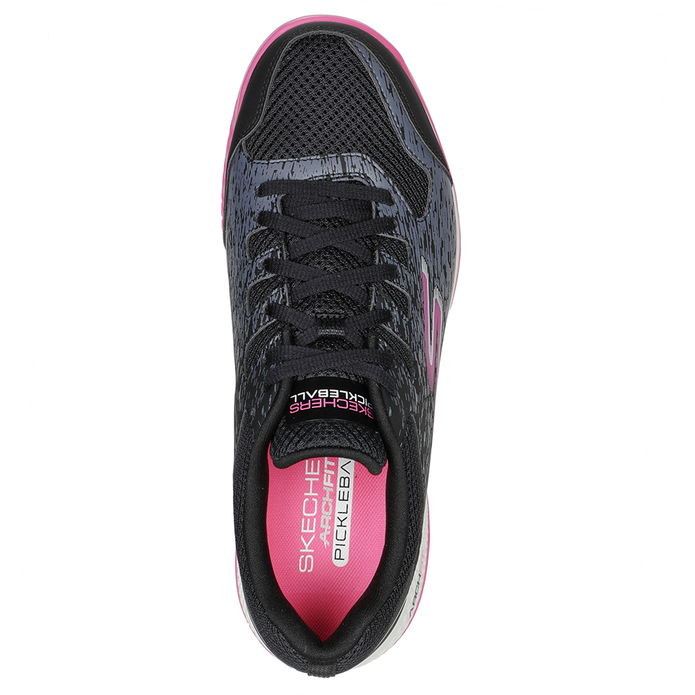 Skechers Womens Viper Court Pickleball Shoe (Black/Pink) (2024 ...