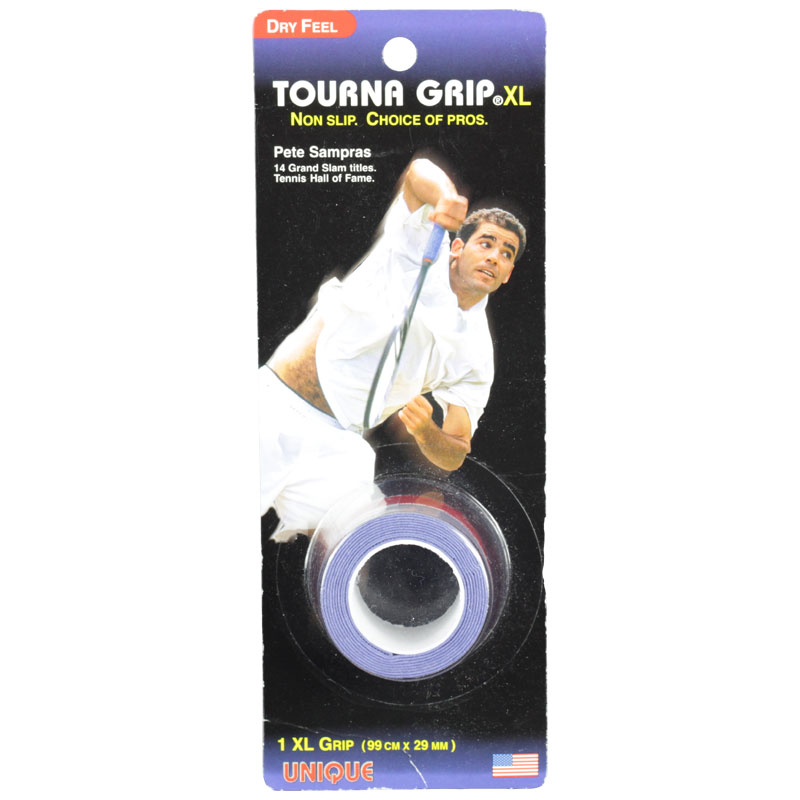 Tourna Grip Original XL Overgrip (Blue) 1 Roll | Stringers' World - The ...