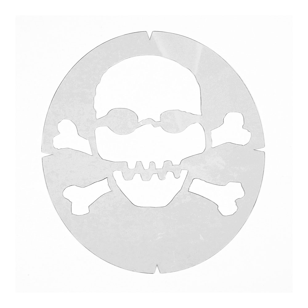 Tourna Tennis Racket Stencil (Skull) | Stringers' World