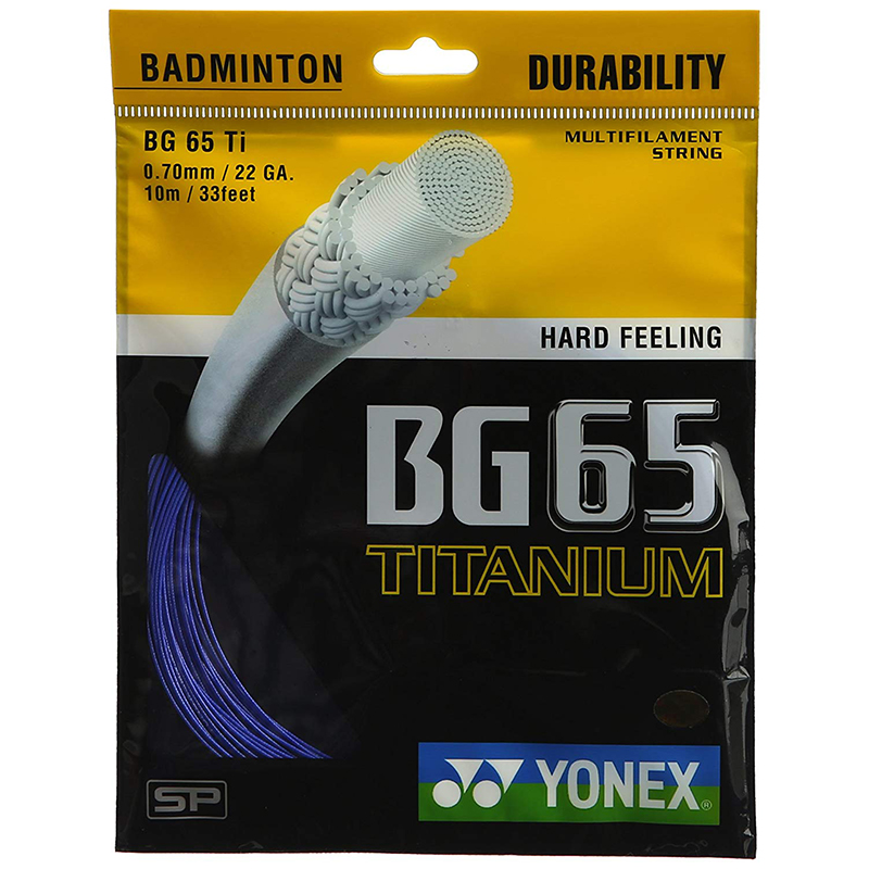 Yonex BG 65 Ti 0.70mm 10m Packet | Stringers' World