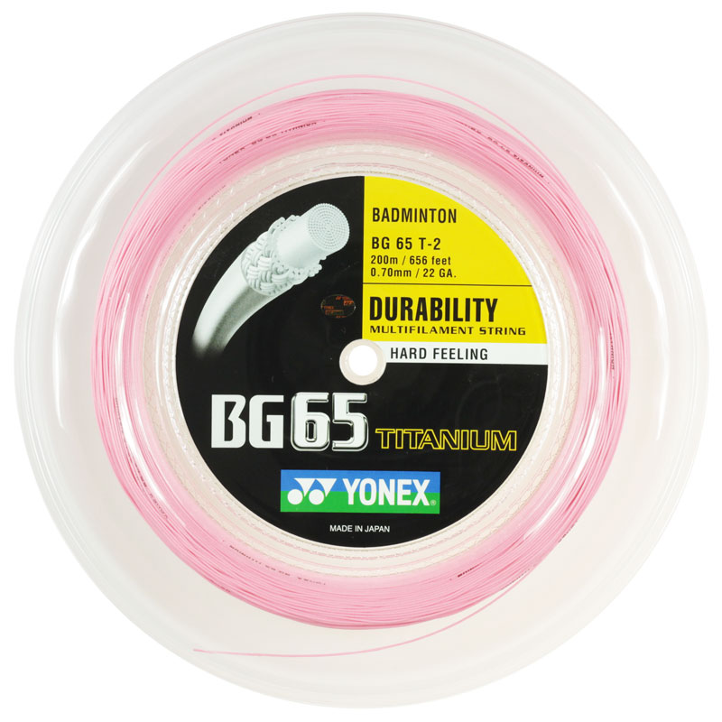 Yonex BG 65 Ti 0.70mm 200m reel | Stringers' World