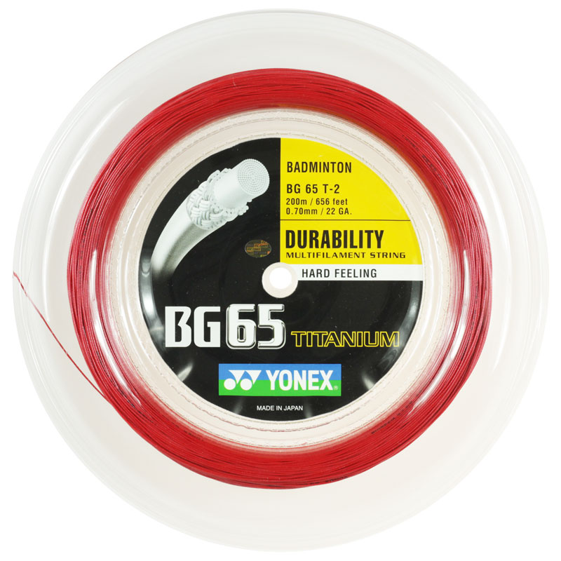 Yonex BG 65 Ti 0.70mm 200m reel | Stringers' World