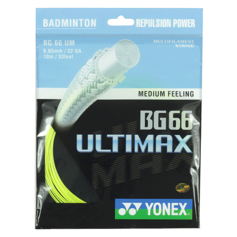 Yonex BG 66 Ultimax 0.65mm 10m Packet | Stringers' World - The UK's ...