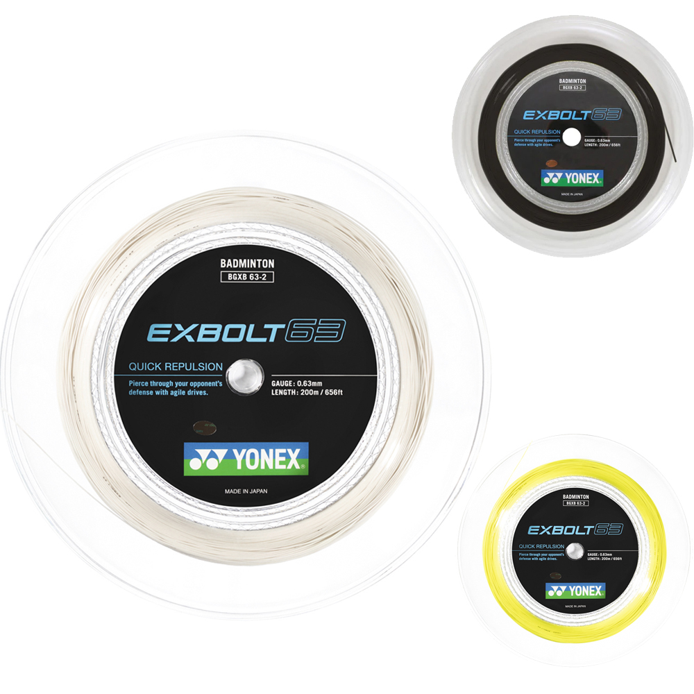Yonex Exbolt 63 200m Reel | Stringers' World