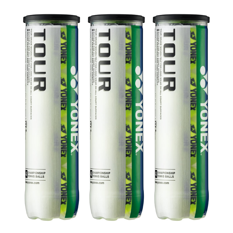 Yonex Tour Tennis Balls (Dozen) | Stringers' World - The UK's Leading Racket Sports Specialist