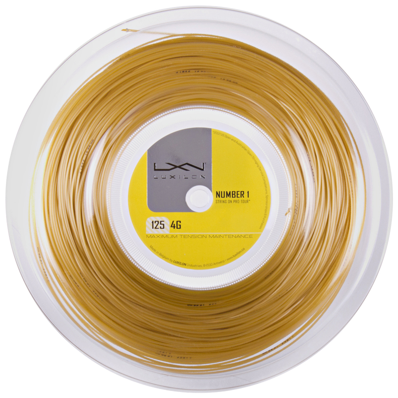 Luxilon 4G (Gold) 200m reel | Stringers' World
