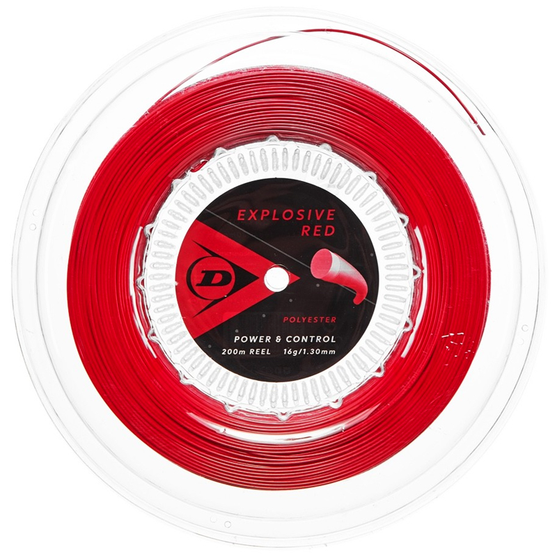 Dunlop Srixon Explosive Red Tennis String 200m Reel | Stringers' World