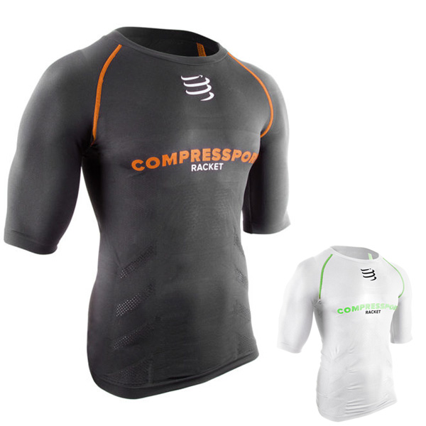 Compressport Racket On/Off Short Sleeve Compression Top | Stringers' World