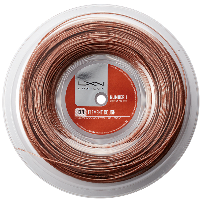 Luxilon Element Rough 1.30mm (Bronze) 200m Reel | Stringers' World