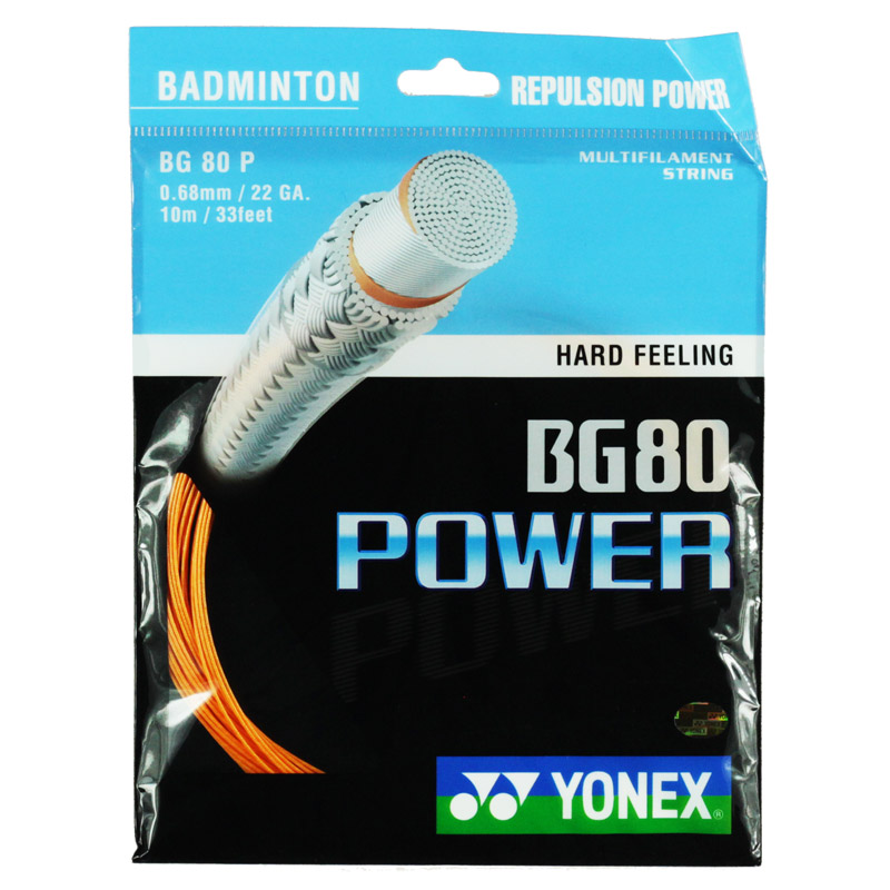 Yonex BG 80 Power - 0.68mm 10m Packet | Stringers' World