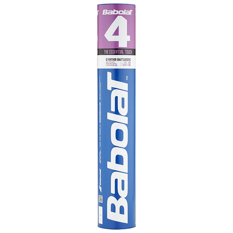 Babolat 4 Feather Shuttlecocks (Dozen) | Stringers' World