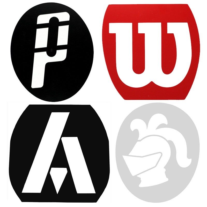 Badminton Racket Stencils | Stringers' World