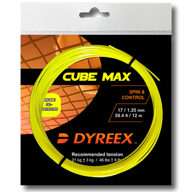 Dyreex Cube Max 1.25mm (Yellow) 12m Packet | Stringers' World