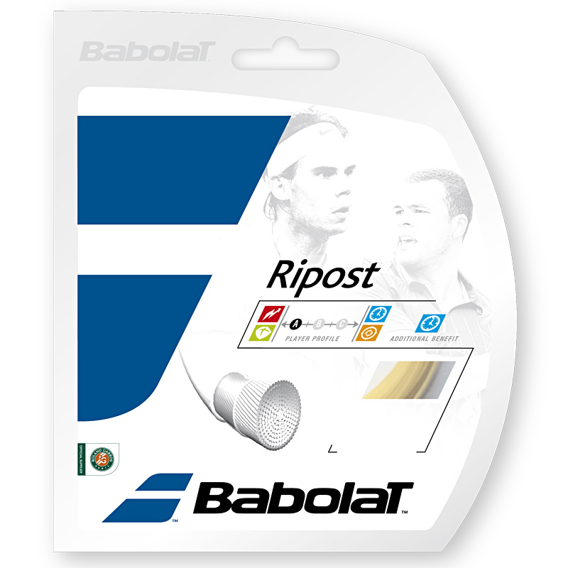 Babolat Ripost 1.35mm (Natural) 12m Packet | Stringers' World