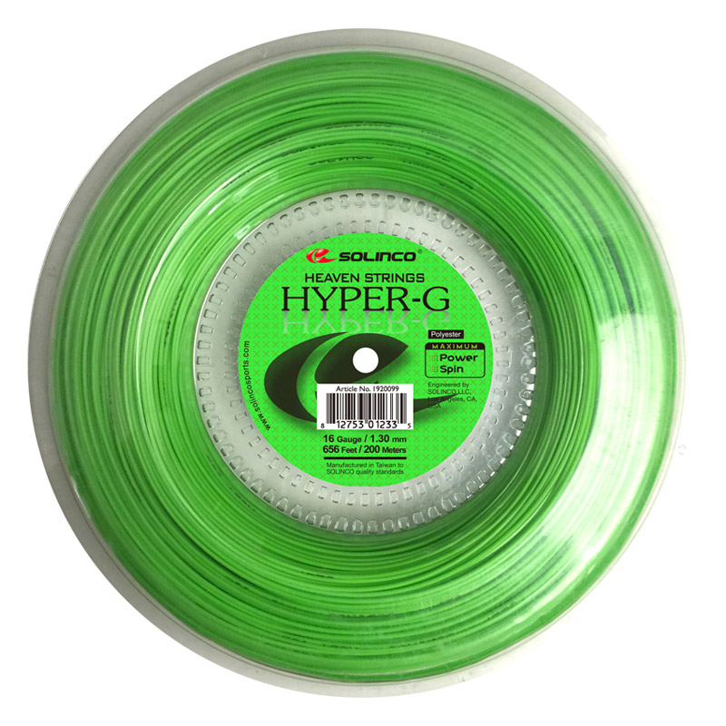 Solinco Hyper-G (Green) 200m Reel | Stringers' World