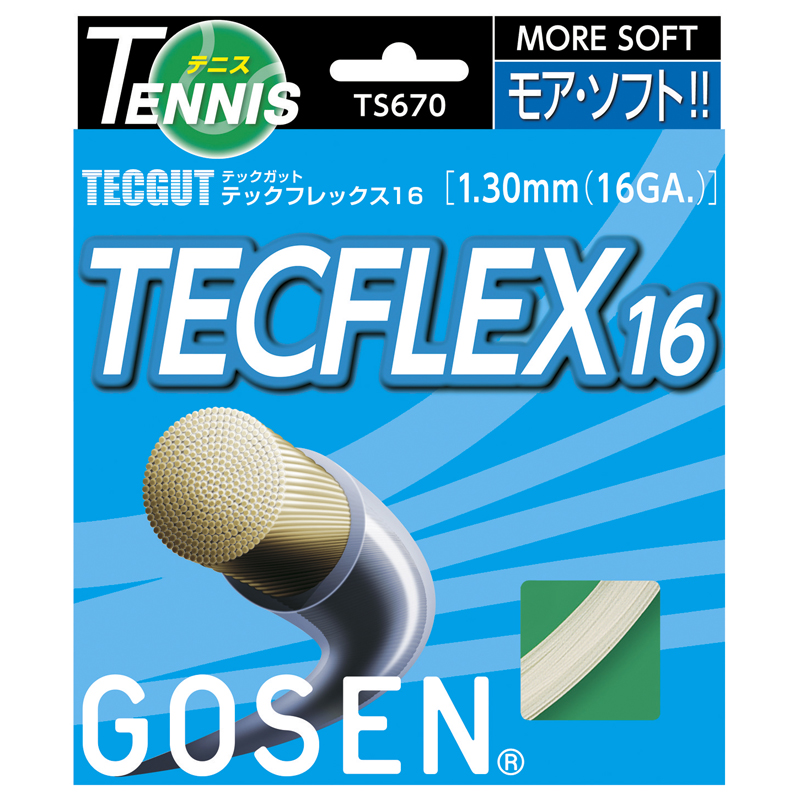 Gosen Tecflex 16 - 1.30mm 12.2m Packet | Stringers' World