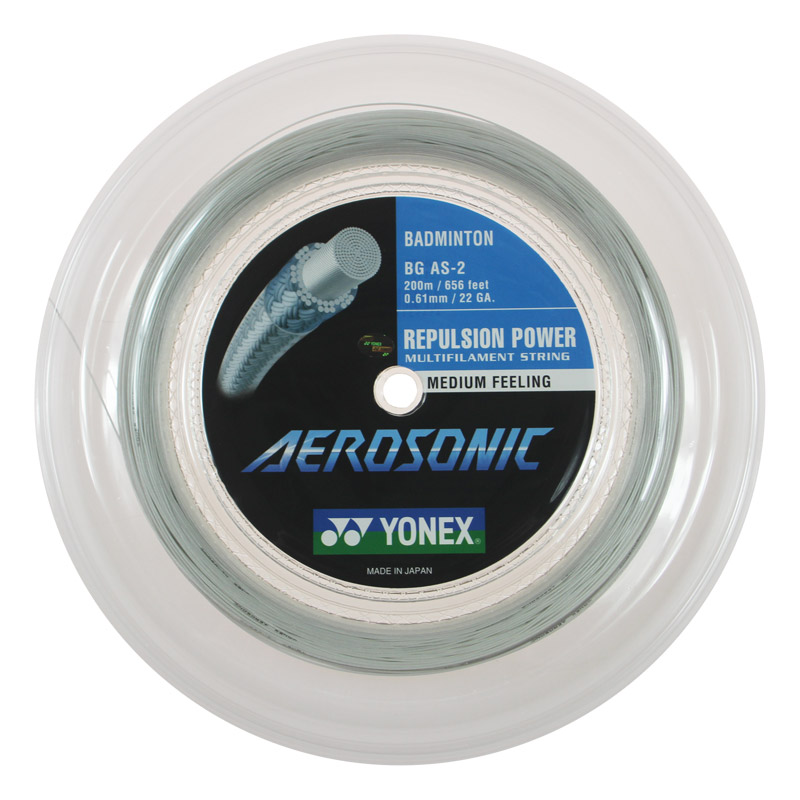 Yonex Aerosonic 0.61mm (White) 200m Reel | Stringers' World