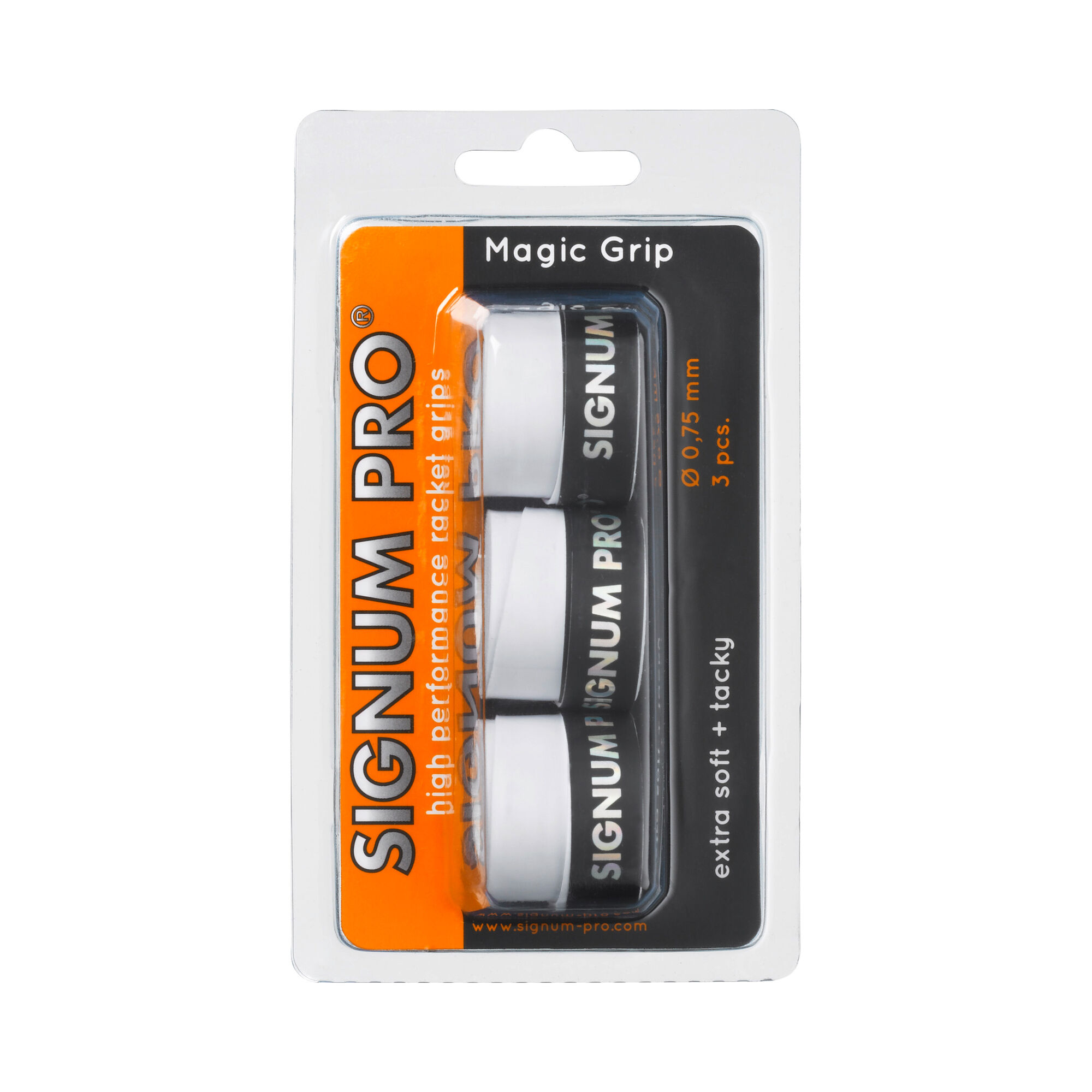 Signum Pro Magic Grip 3 Pack (White) | Stringers' World