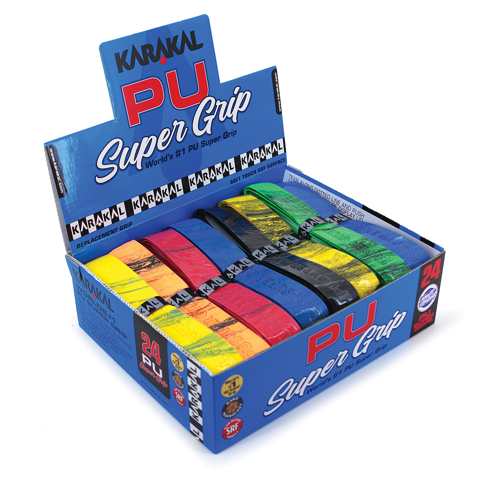 Karakal PU Super Replacement Grip Multi 24 box | Stringers' World