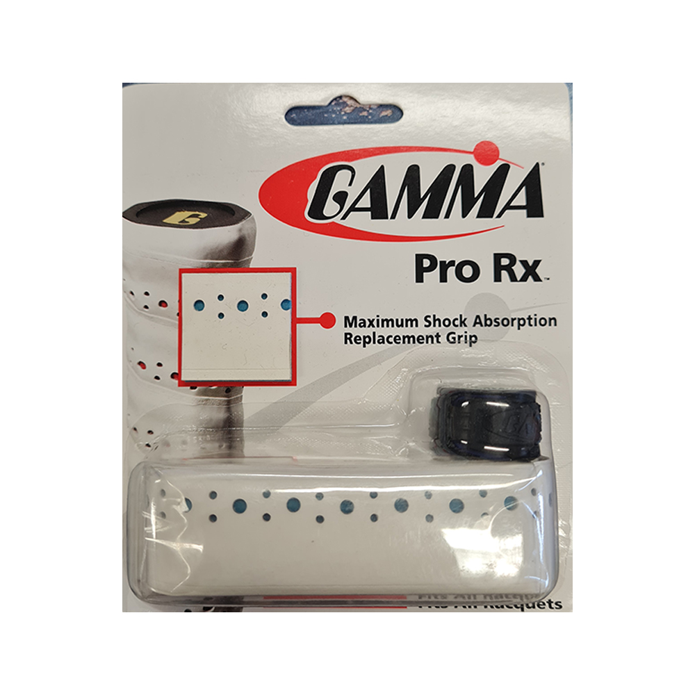 Gamma Pro Rx Replacement Grip (White/Blue) | Stringers' World