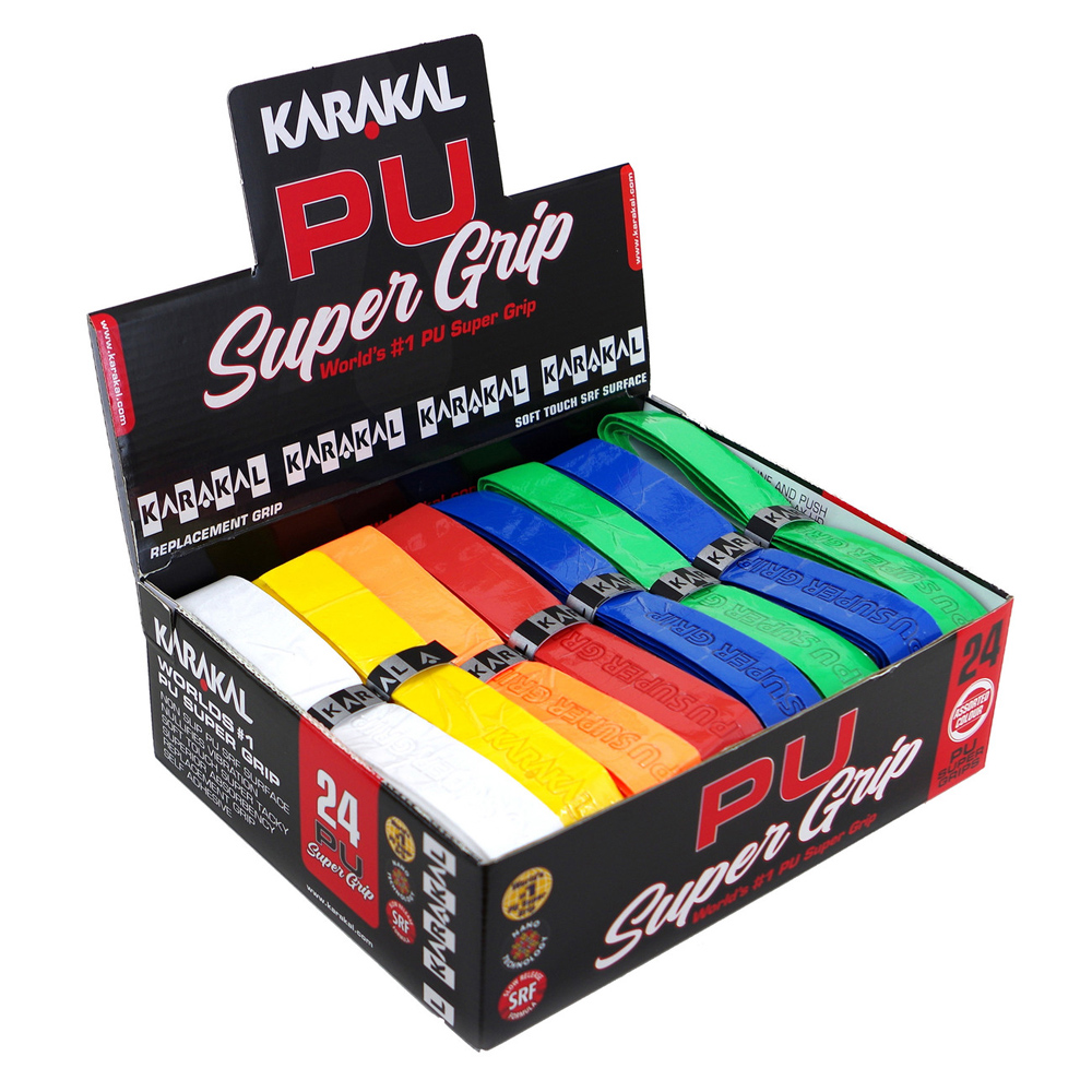 Karakal PU Super Replacement Grip (Assorted) 24 box | Stringers' World