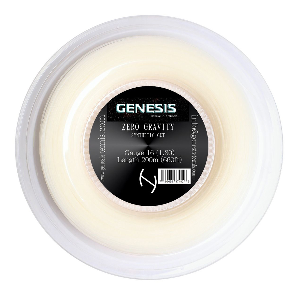 Genesis Zero Gravity (White) 200m Reel | Stringers' World