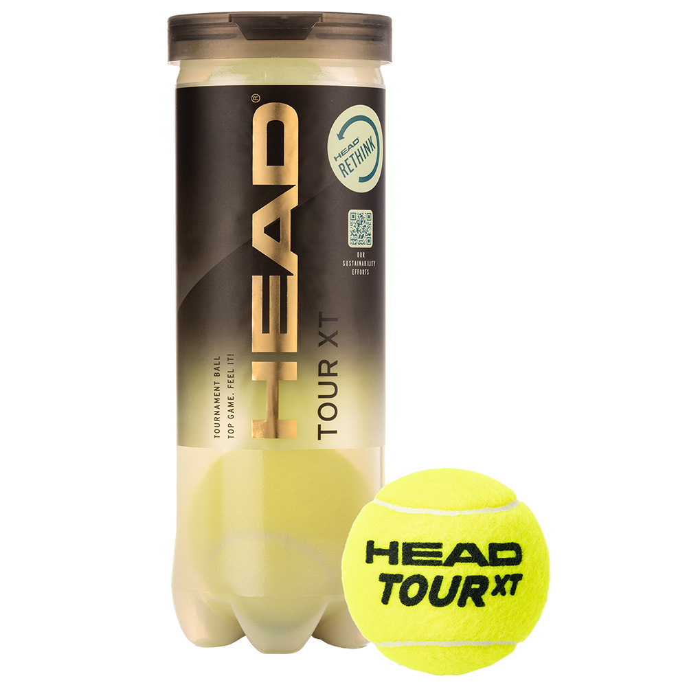 Head Tour XT Tennis Balls Single Tube (3 Ball) | Stringers' World