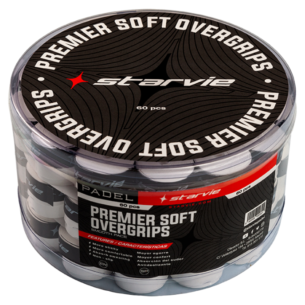 StarVie Premier Soft Padel Overgrip (60 Tub) | Stringers' World
