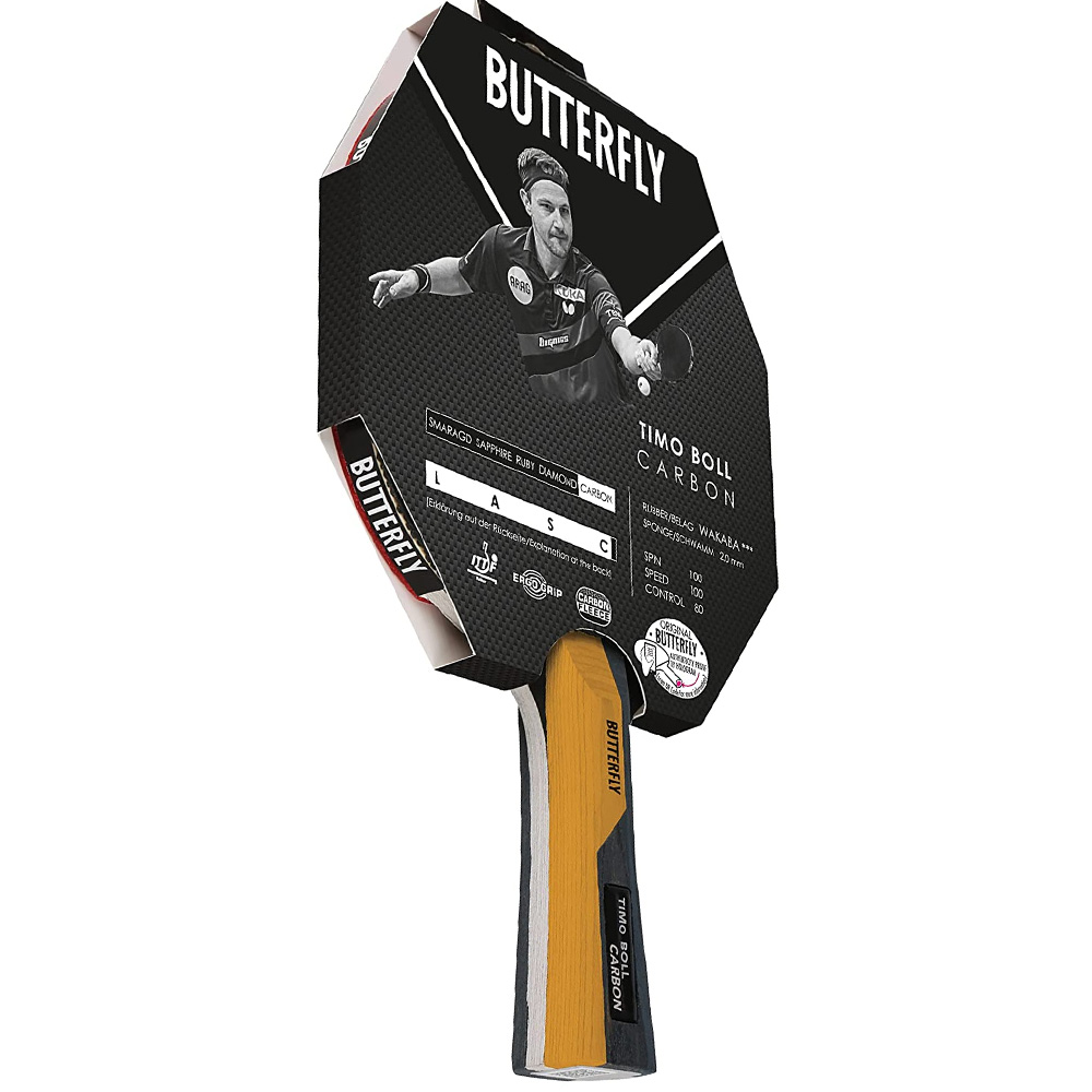 Butterfly Timo Boll Carbon Table Tennis Bat | Stringers' World