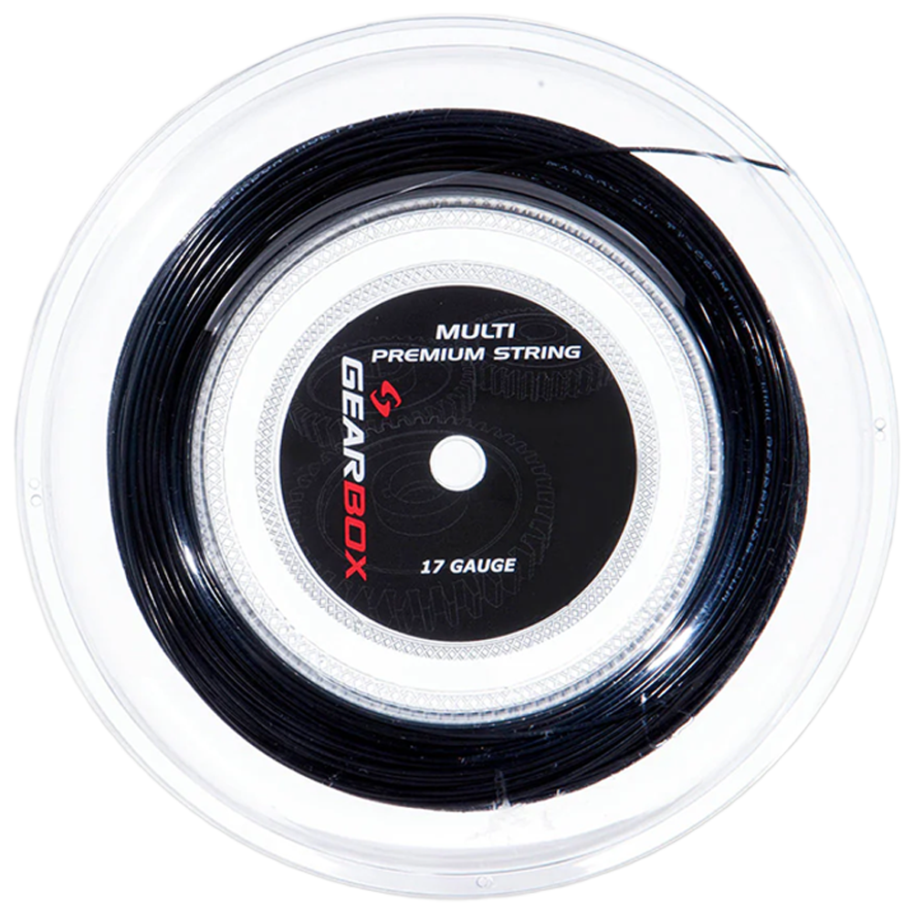 Gearbox Multi Core 17 Racketball String 100m Reel | Stringers' World