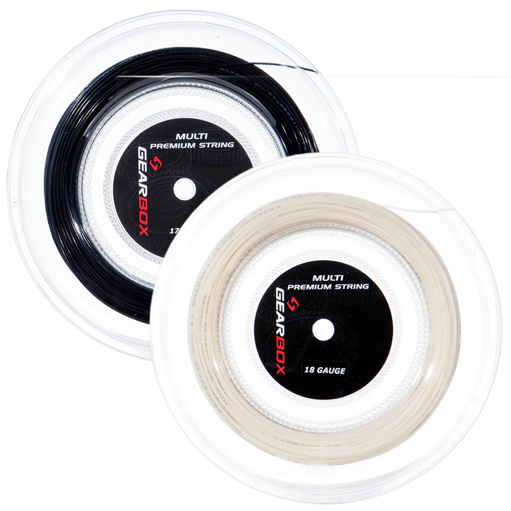 Gearbox Multi Core 17 Racketball String 100m Reel | Stringers' World