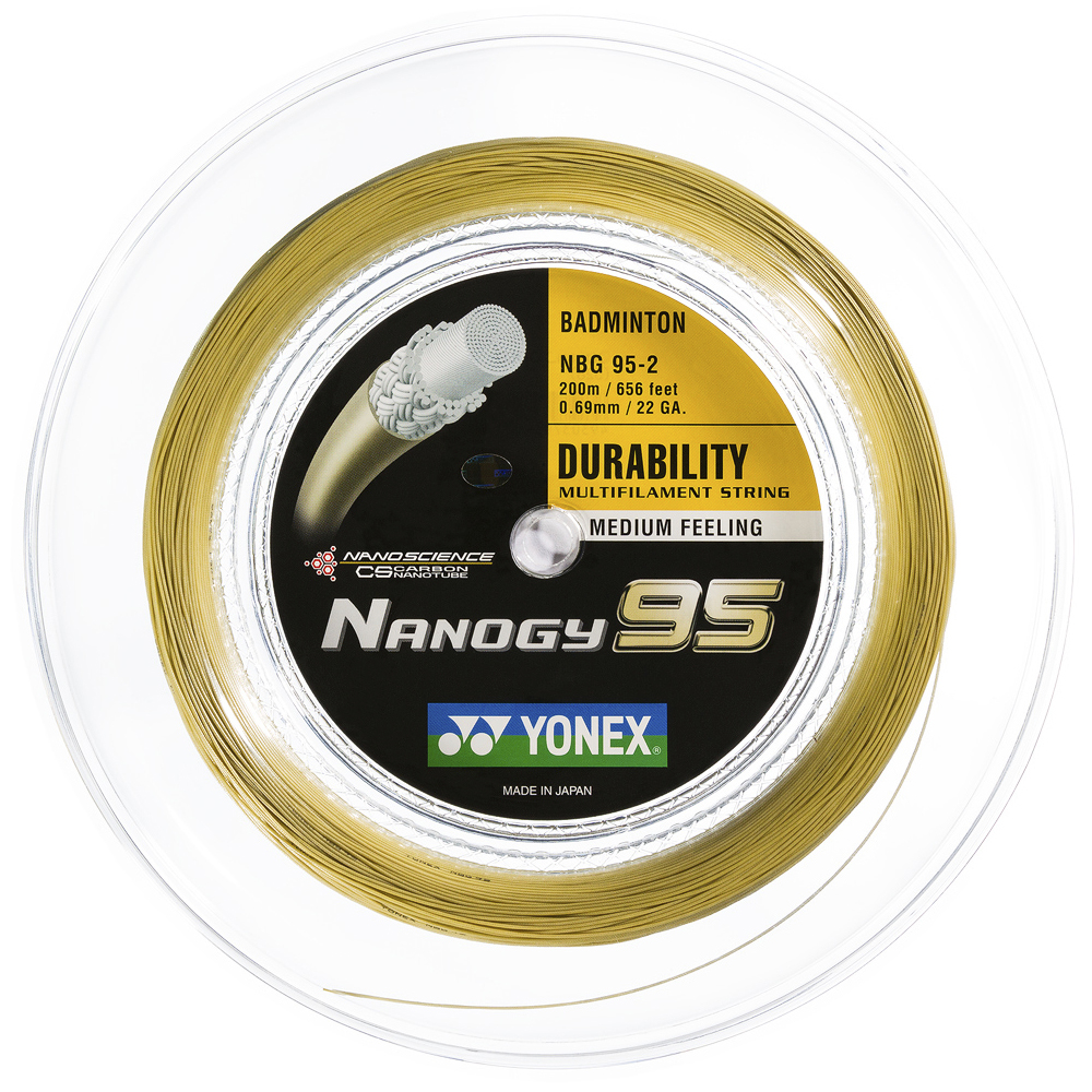 Yonex Nanogy 95 0.69mm (Gold) 200m Reel | Stringers' World