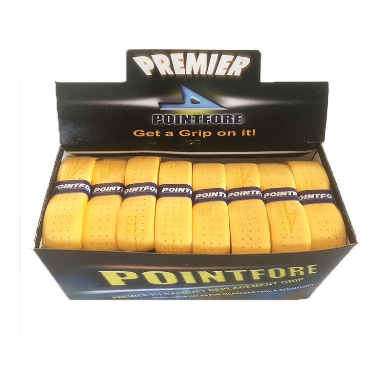 Pointfore Premier Perforated PU Racket Replacement Grip 24 Box ...