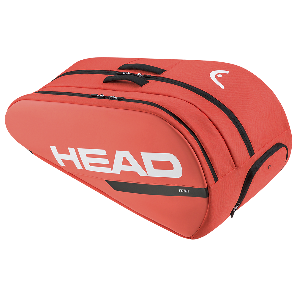 Head Tour Racket Bag L (2024) (Fluorescent Orange) | Stringers' World