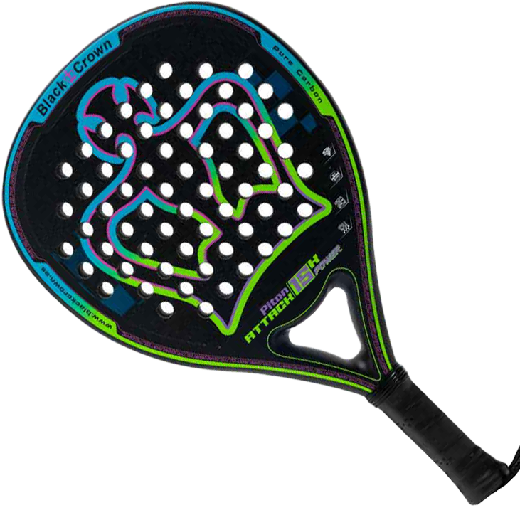 Black Crown Piton Attack 15K Power Padel Racket (2024) | Stringers' World