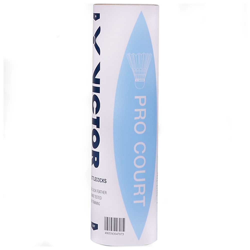 Victor Pro Court Feather Shuttlecock (Tube of 6) | Stringers' World