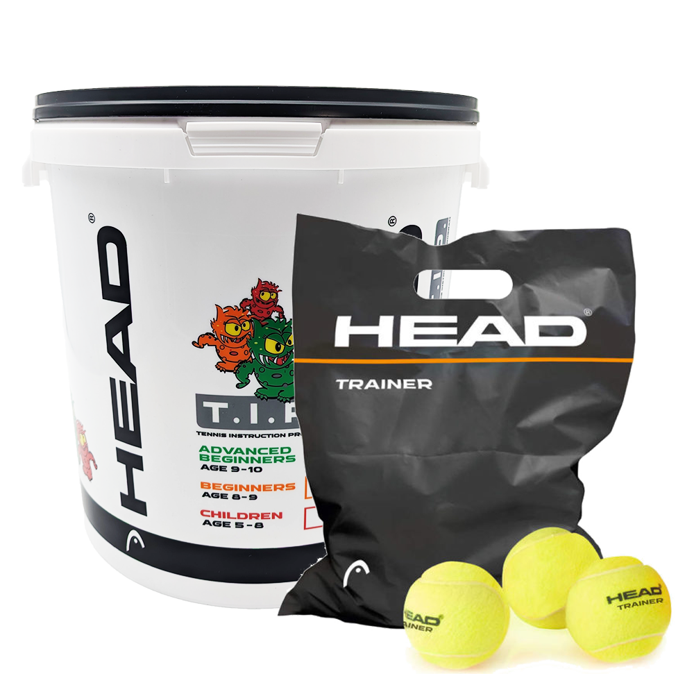 Head Trainer 72 Tennis Ball 6 Dozen Bucket | Stringers' World