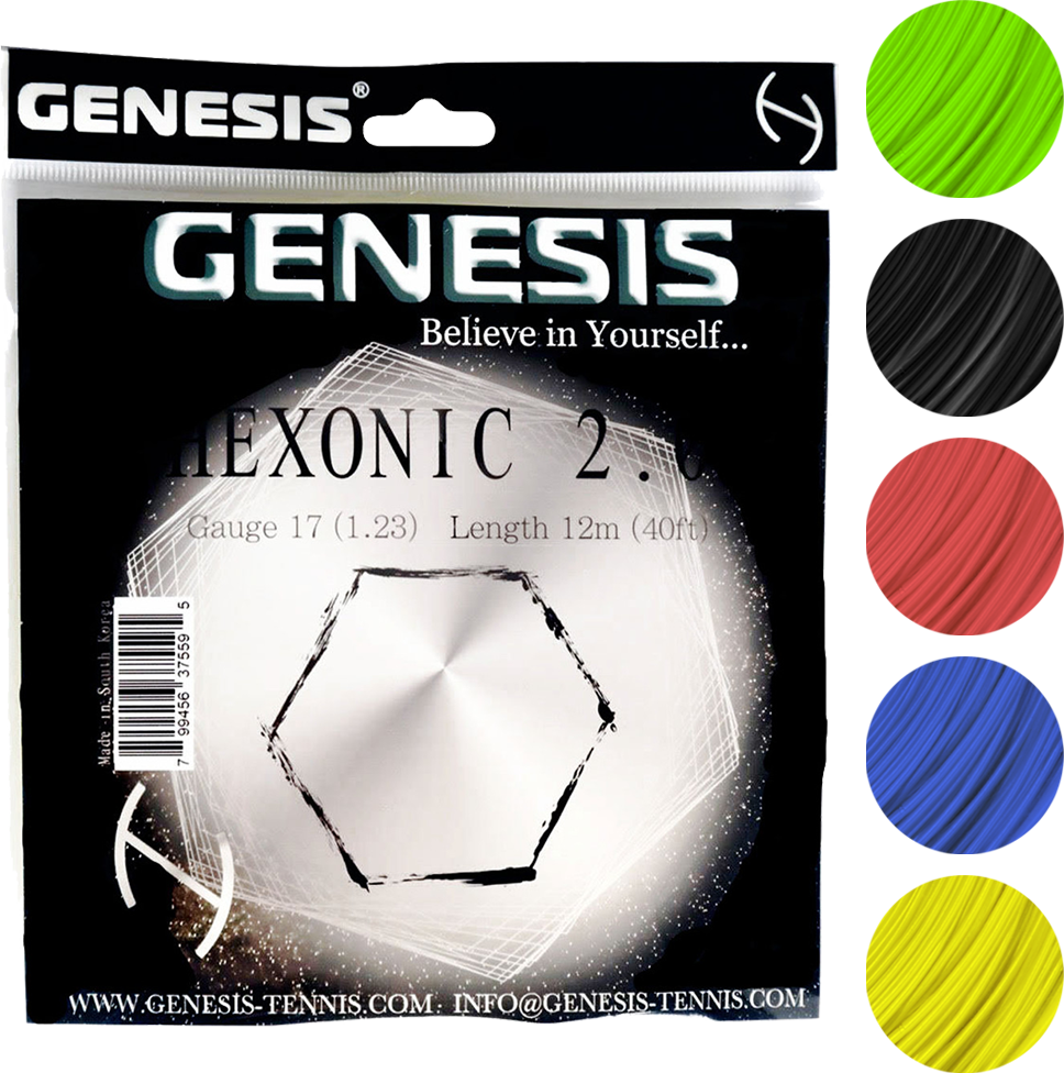 Genesis Hexonic 2.0 12m Packet (1.23mm) | Stringers' World