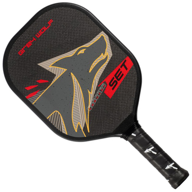 Set Grey Wolf ATTK Pickleball Paddle | Stringers' World