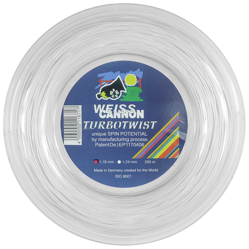 Weiss Cannon Turbo Twist (White) 200m Reel - Gauge: 1.24mm | Stringers ...