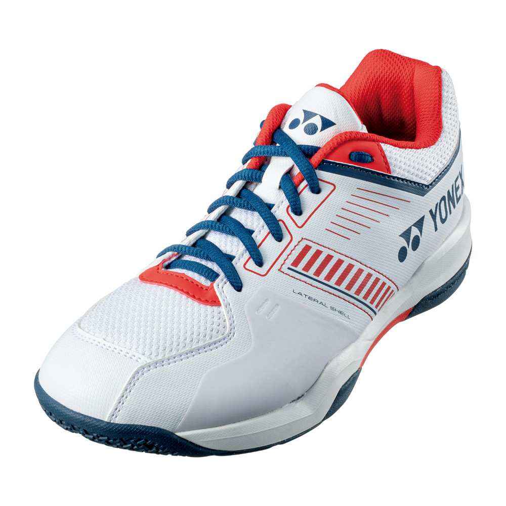 Yonex Strider Flow Wide Mens Badminton Shoes (White/Red) 2024 ...