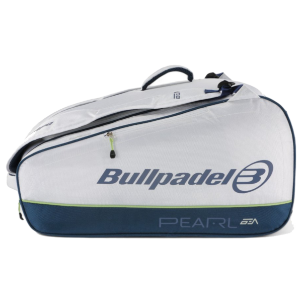Bullpadel Pearl Padel Racket Bag (2025) (White) | Stringers' World