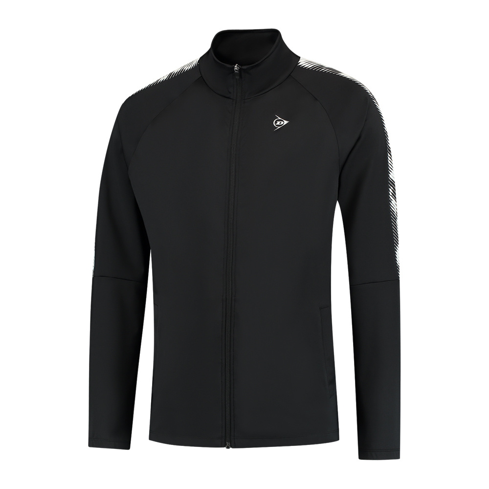 Dunlop Mens Practice Tracksuit Jacket (Black) - Size: Small | Stringers ...