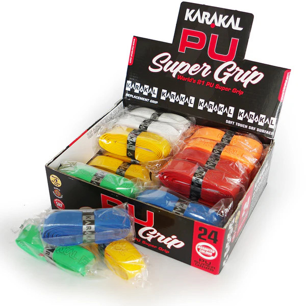 Karakal PU Super Replacement Grip (Assorted) 24 box | Stringers' World