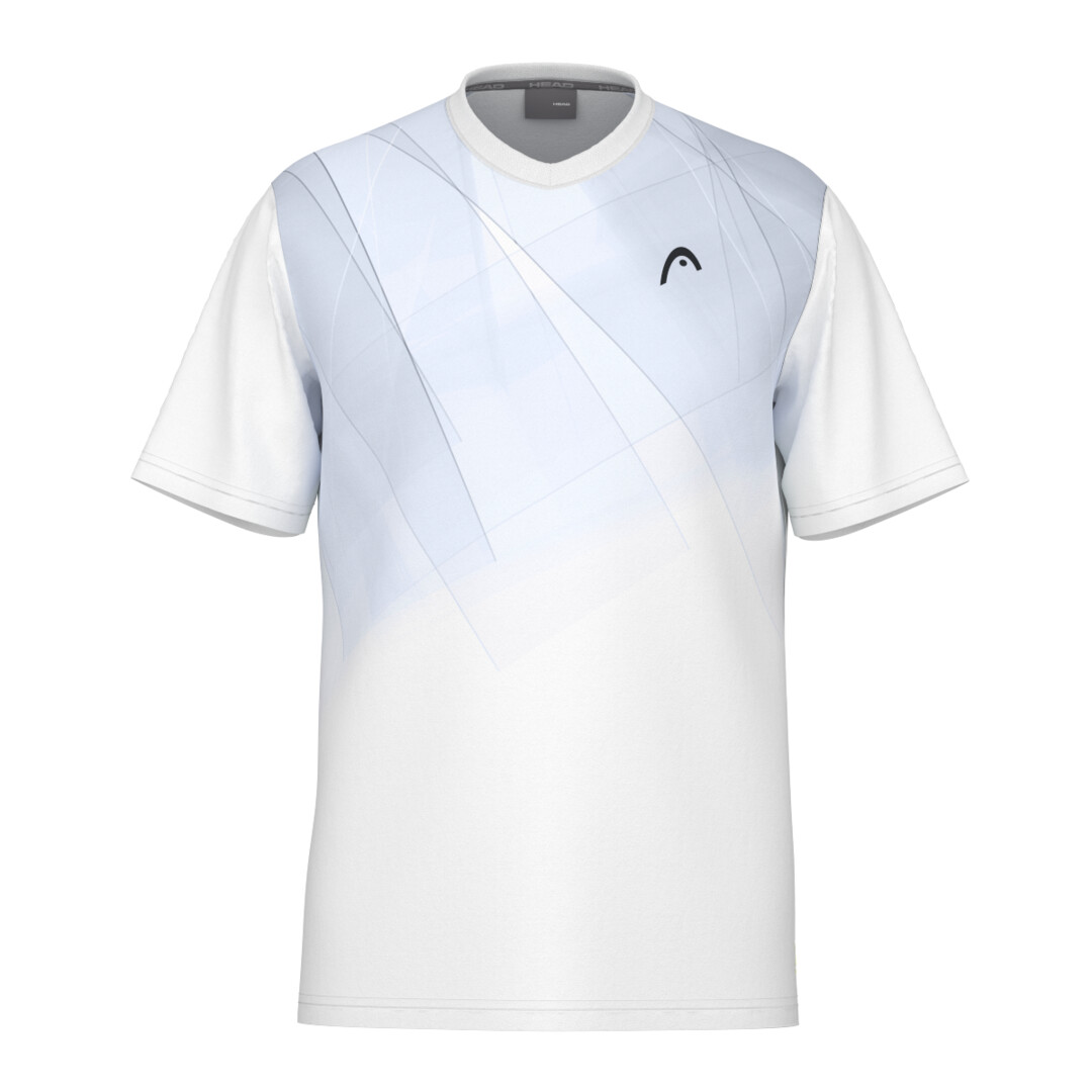 Head Mens Topspin T-Shirt (White/Navy) 2025 | Stringers' World